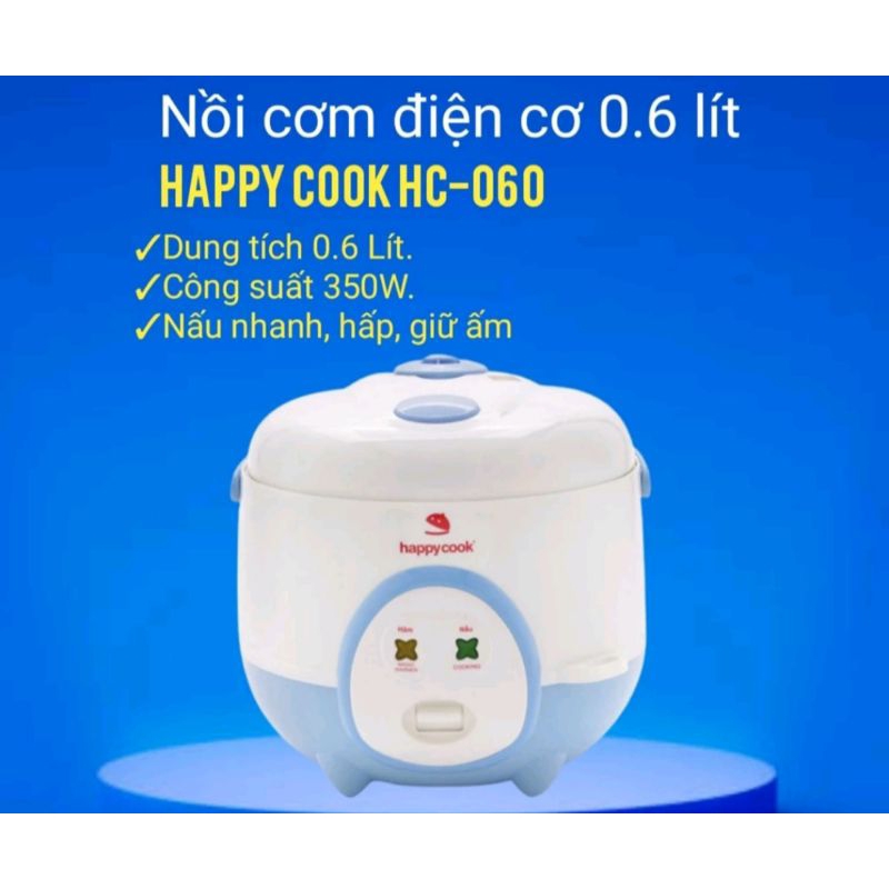 Nồi cơm điện Happy Cook 0.6L HC-060 bảo hành 12th xuất xứ indo | Shopee ...