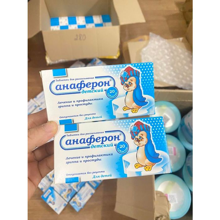 Tăng đề kháng Anaferon Nga hộp 20 viên (chính hãng) | Shopee Việt Nam