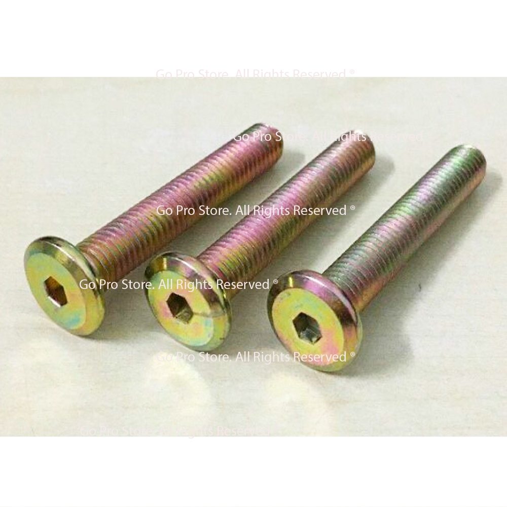 01 Bulon (Ốc) Lục Giác Chìm Đầu Dẹp Size M8 Thép Mạ Kẽm 7 Màu M113671 ...