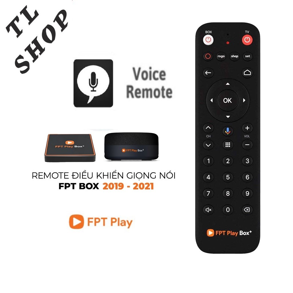 Điều Khiển FPT Play Box Hãng FPT -Remote Điều Khiển Giọng Nói FPT Play Box 2018 - 2021 | Shopee ...