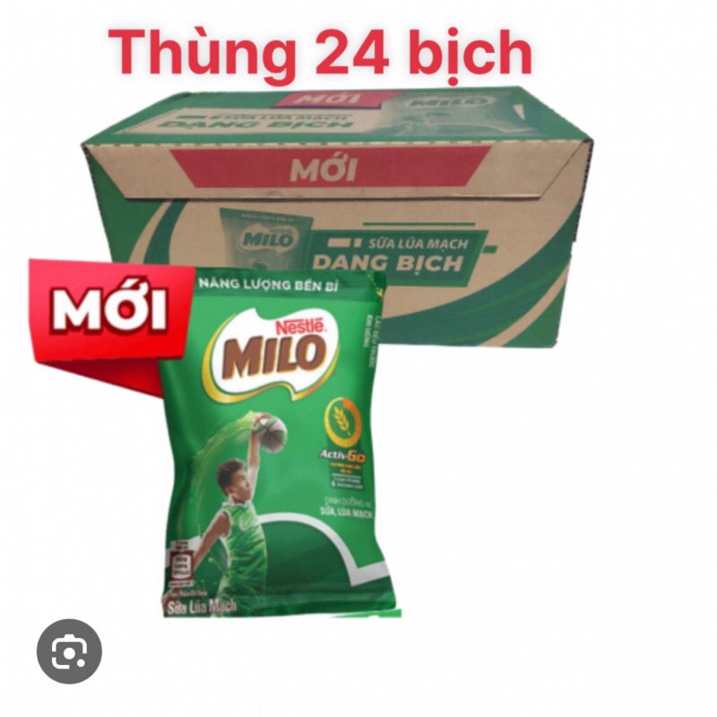 Sữa Milo uống liền thùng 24 bịch *180ml- date 2025, ship hỏa tốc HCM ...