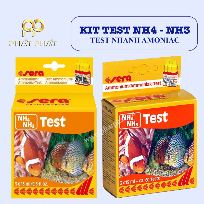 Kit test NH3 NH4, kit test Amoni Amoniac, bộ kiểm tra nồng độ Amoniac ...