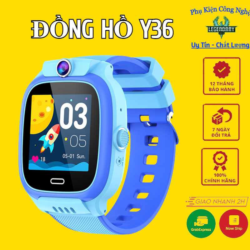 Đồng Hồ Thông Minh Smartwatch Trẻ Em Y36 / Y31 Lắp Sim Nghe Gọi Video 4G - Theo Dõi GPS, Lịch Sử ...