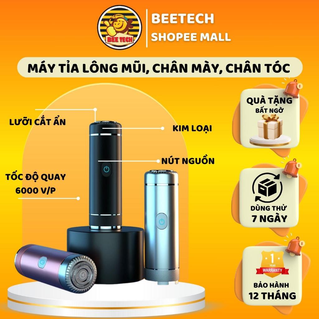 Máy cạo râu mini siêu mạnh BEETECH , dao cạo lông mặt du dịch , quà tặng đặc biệt cho nam giới ...