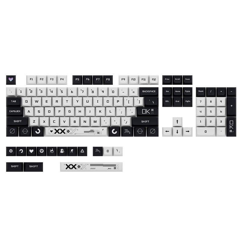 Keycap High XDA Sprint KDA cho bàn phím cơ - Họa tiết Phong cách Gaming ...