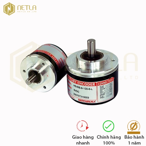 HANYOUNG - Bộ mã hóa vòng quay Encoder HE40B-6-1000-3-T-24 300 360 400 ...