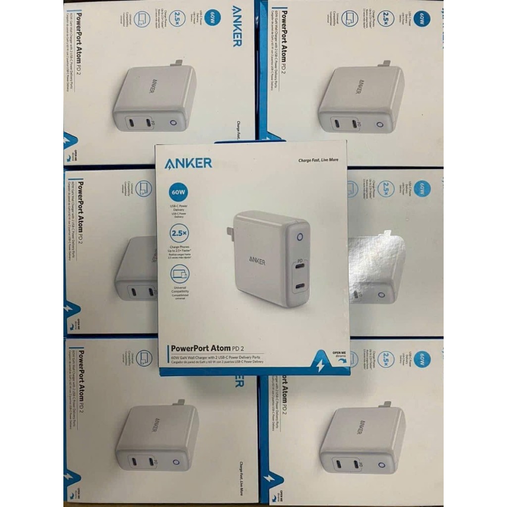 củ sạc nhanh ANKER PowerPort Atom PD 2 60W (A2029) - Home | Shopee Việt Nam