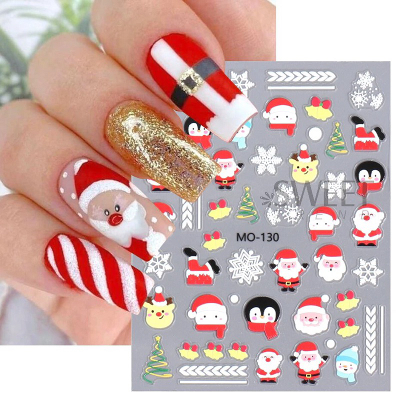 Sticker Noel 5D 3D nhiều mẫu mới stick | Shopee Việt Nam
