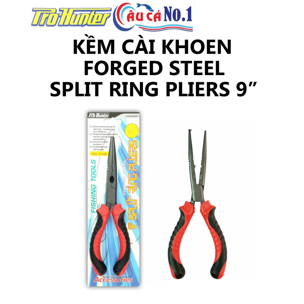 KỀM CÀI KHOEN CÂU CÁ PH FORGED STEEL SPLIT RING PLIERS 9" | Shopee Việt Nam