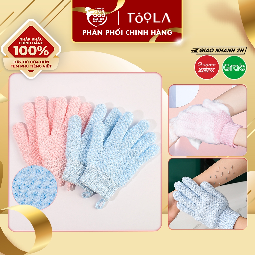 [NHẬP KHẨU] Găng Tay Tẩy Tế Bào Chết TOOLA Bath Gloves - TLA014 (Màu ...