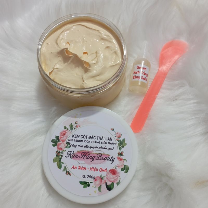Kem body cốt đặc Mix serum kích trắng ( khử thâm cho da) hộp 250g tặng ...