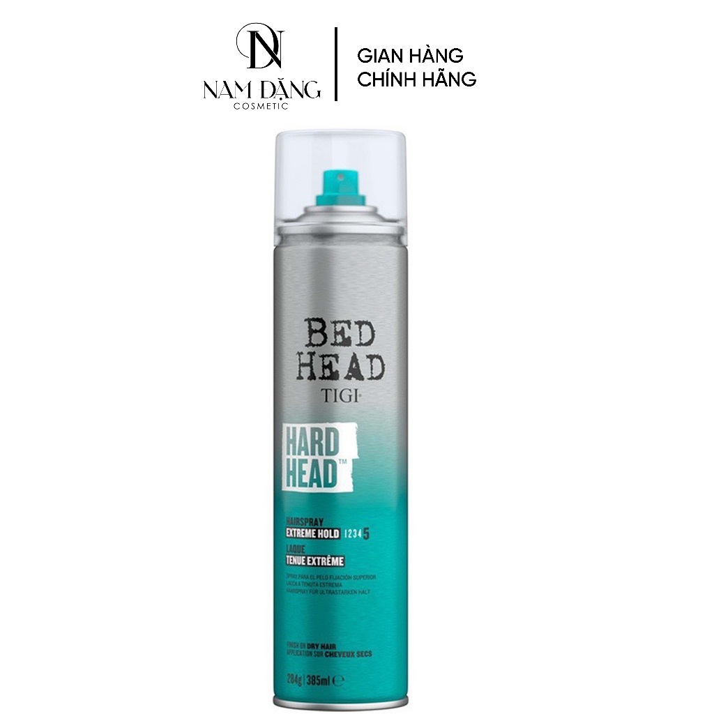 Gôm Xịt Giữ Nếp Tóc Tigi Bed Head Hard Head 385ml | Shopee Việt Nam