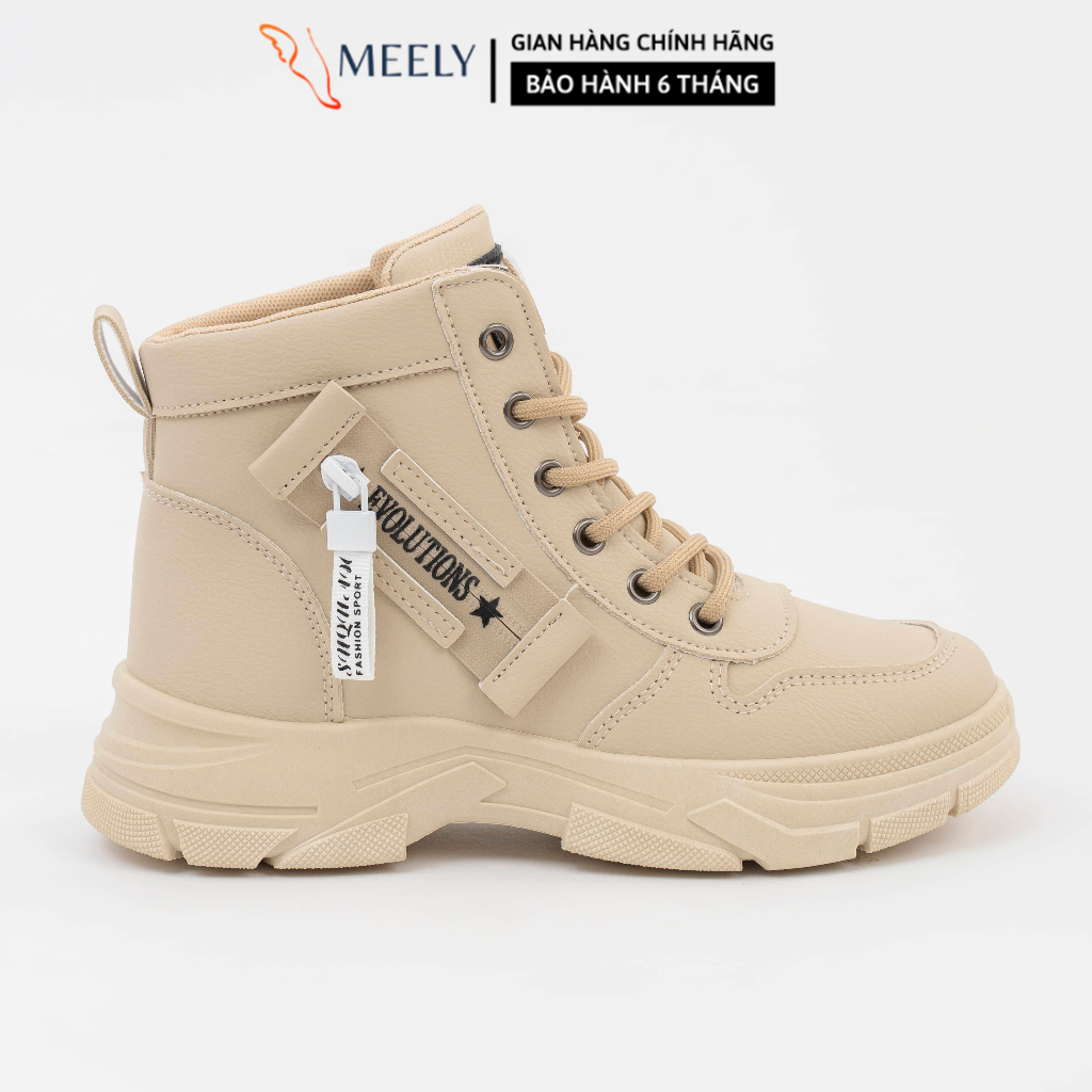 Giày Boots Nữ Đế Cao Bốt Nữ MEELY Phiên Bản Hàn Quốc Trẻ Trung Năng ...