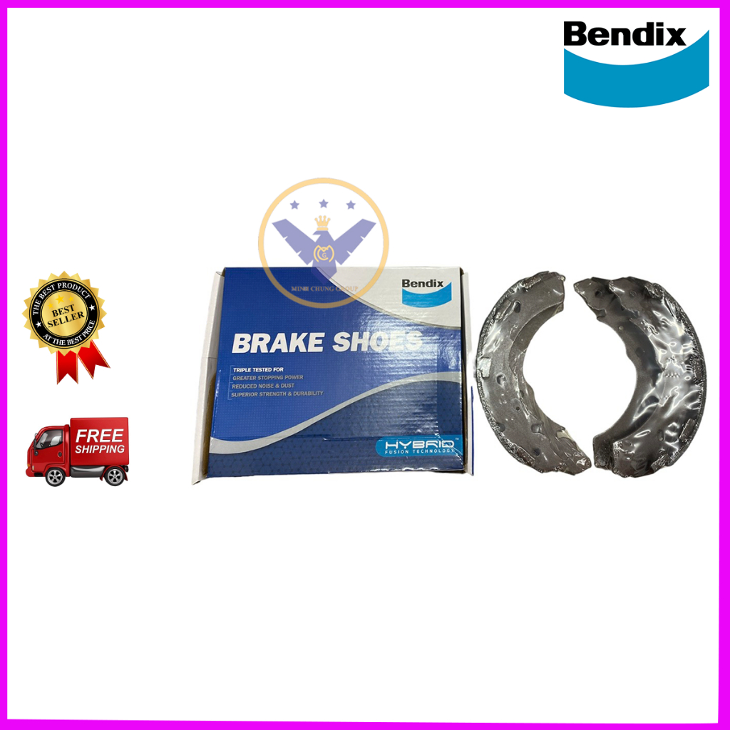 Bố thắng / Guốc phanh sau hãng Bendix cho xe Mitsubishi Triton 05-20 Bendix BS5018 - Thái Lan ...