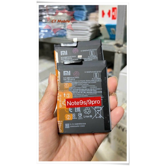Pin BN55/Redmi note 9S Xiaomi (bảo hành 1 tháng) | Shopee Việt Nam