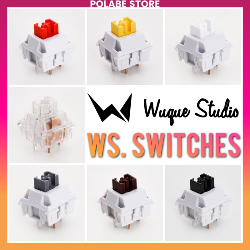 WS switch Wuque Studio WS Brown WS Red silent Tactile Switch Công tắc ...