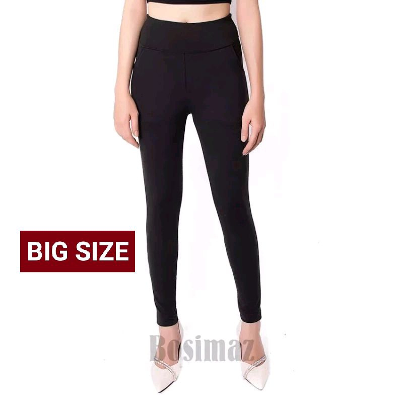 QUẦN LEGING DÀI BIGSIZE 2 TÚI TRƯỚC THUN CO GIÃN 4 CHIỀU(70-100KG) | Shopee Việt Nam