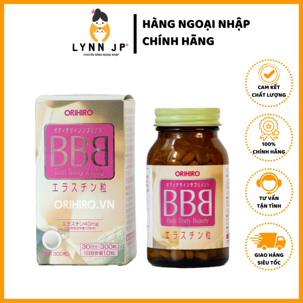 Viên uống nở ngực BBB ORIHIRO hộp 300 viên của Nhật | Shopee Việt Nam