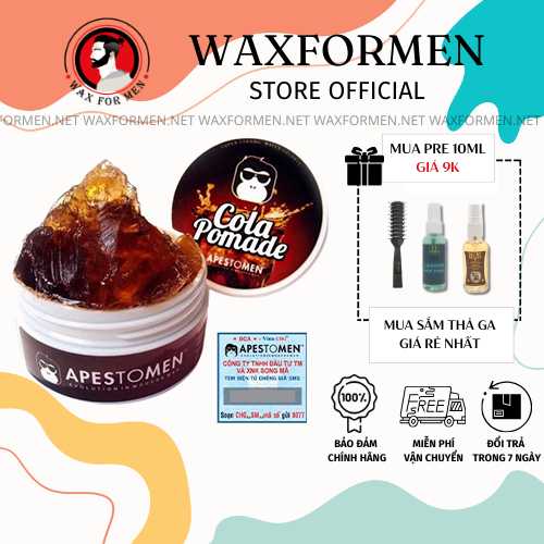 [CHÍNH HÃNG] Sáp vuốt tóc nam Apestomen Cola Pomade 80gr - Wax for men ...