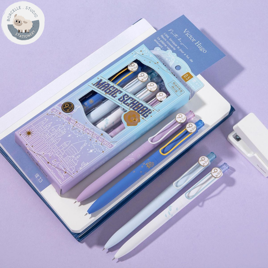 Bút gel magic school 9-3/4 SSLJ1873 mực đen, hàng chính hãng với ngòi 0 ...