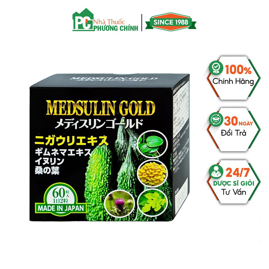 Viên Uống Tiểu Đường Medsulin Gold JpanWell Hỗ Trợ Ổn Định Đường Huyết ...