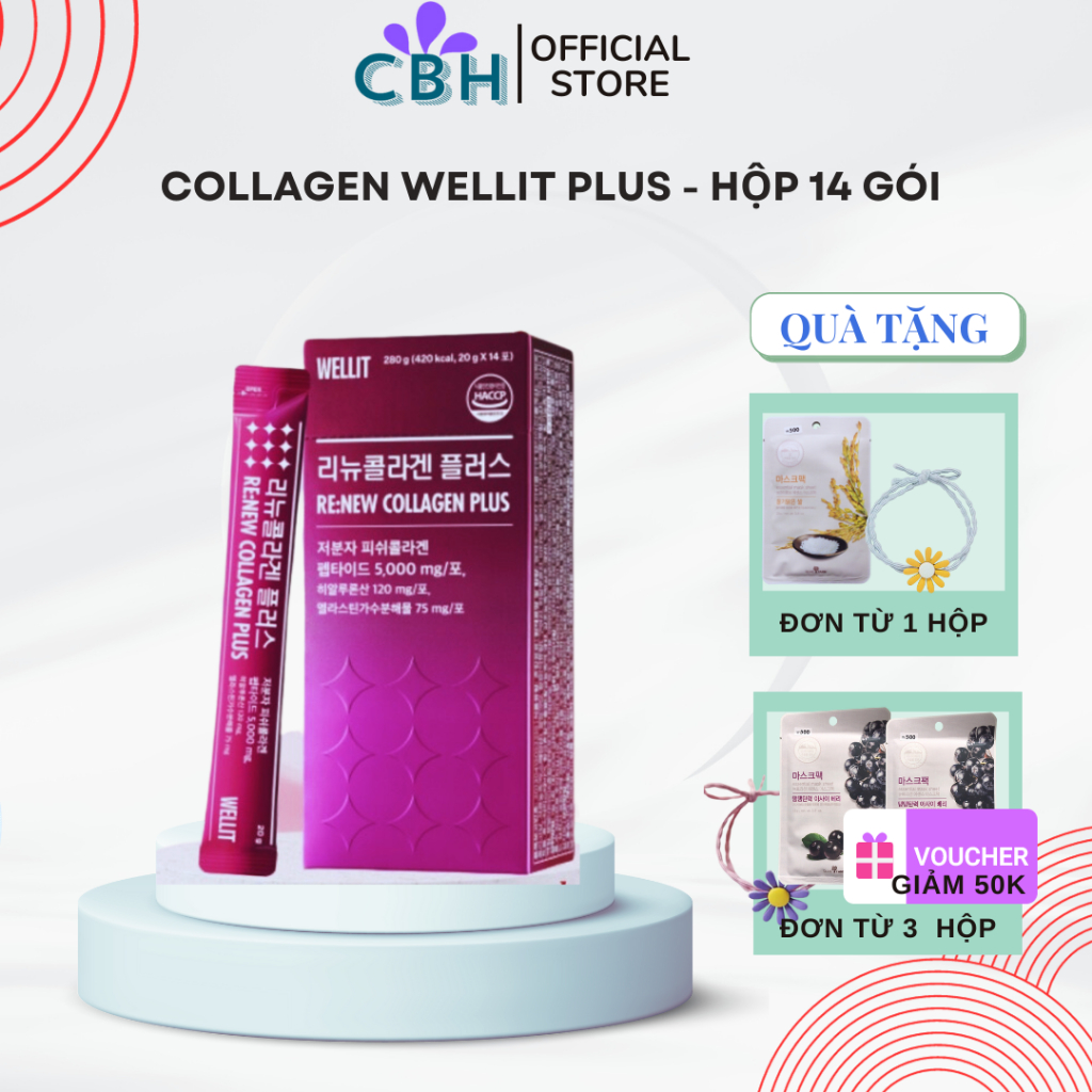 [Hàng móp hộp] Collagen WELLIT plus , WELLIT thường Hàn Quốc | Shopee ...