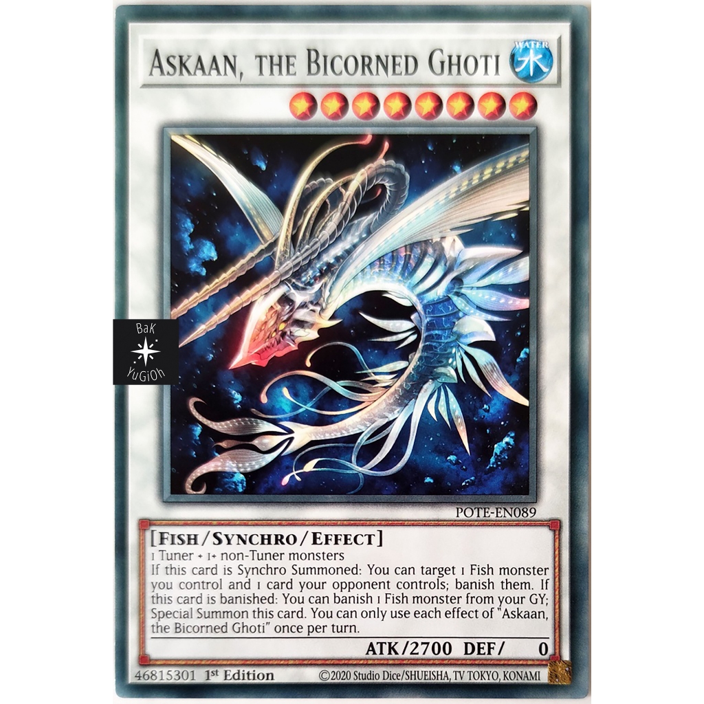 [BaK Yu-Gi-Oh!] [Thẻ Bài Chính Hãng] Askaan, the Bicorned Ghoti |EN ...