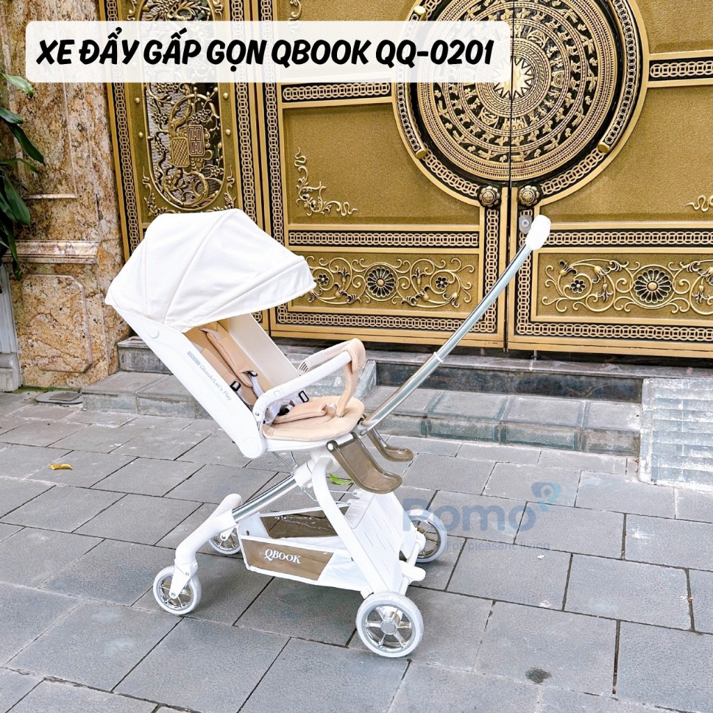 XE ĐẨY GẤP GỌN QBOOK QQ-0201 mẫu mới 2023 , dodungmevabe1 | Shopee Việt Nam