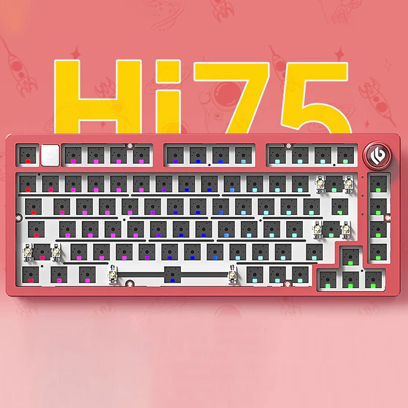 Leobog HI75 | Bàn phím cơ nhôm cnc 75%, full foam poron hotswap, led ...