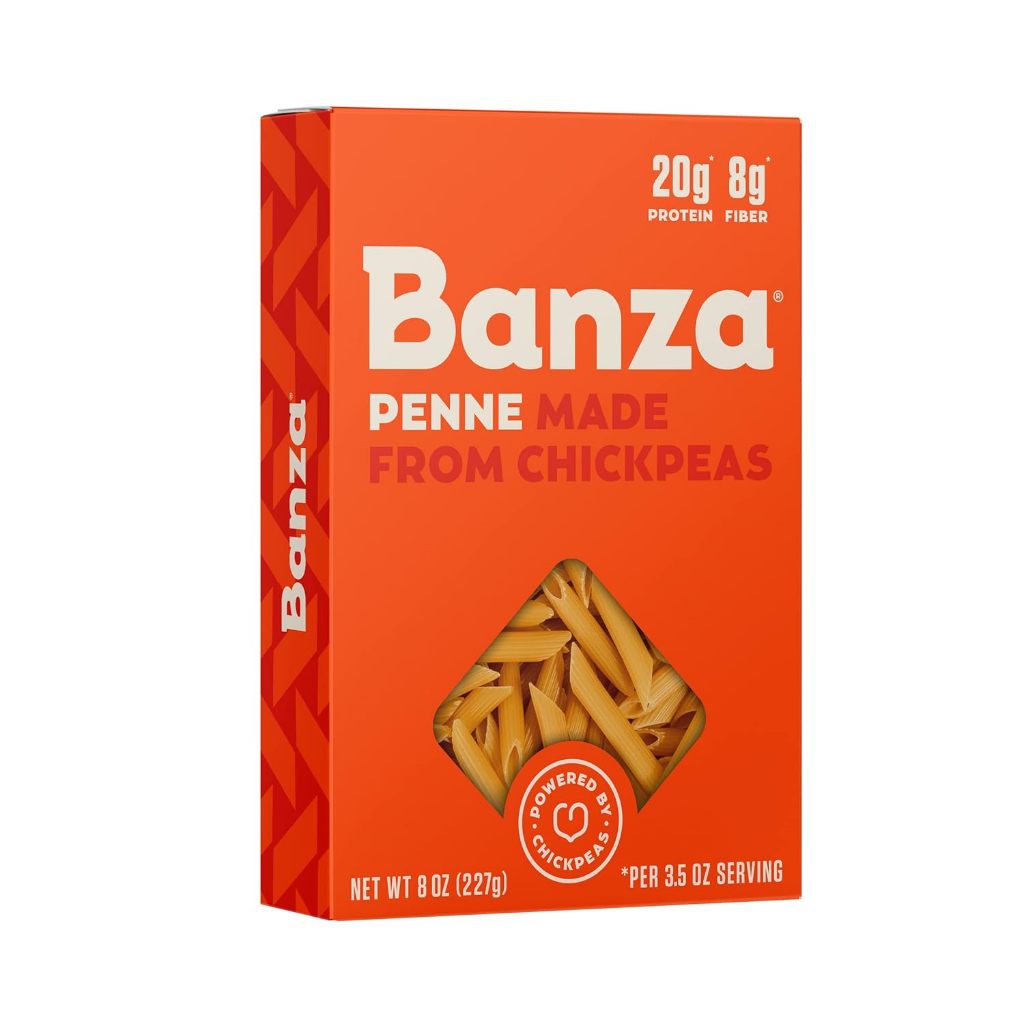 NUI PASTA ĐẬU GÀ Banza Chickpea Penne Pasta, Gluten Free, Giàu đạm ...