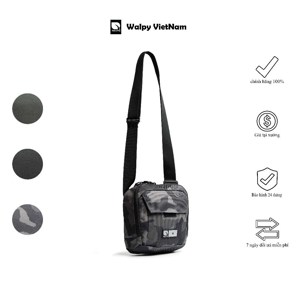Túi Đeo Chéo Nam, Nhiều Ngăn,Chống nước Walpy C03 | Shopee Việt Nam