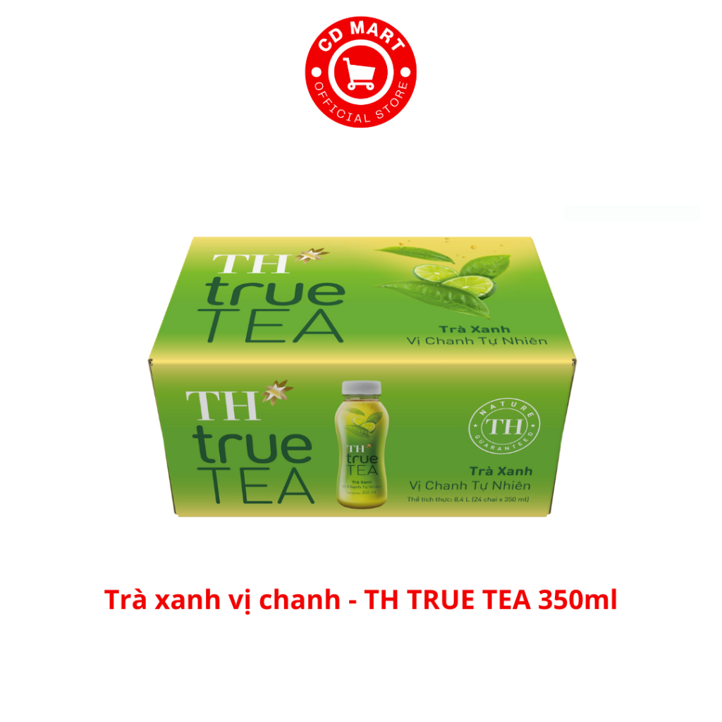 Thùng 24 chai Trà Xanh Vị Chanh TH true Tea 350ml | Shopee Việt Nam