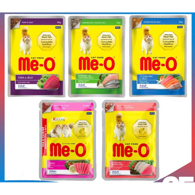 Pate cho mèo Me-O - 80gr-pate cho mèo oh my pet làm từ cá thật,giúp cân bằng dinh dưỡng hoàn hảo ...