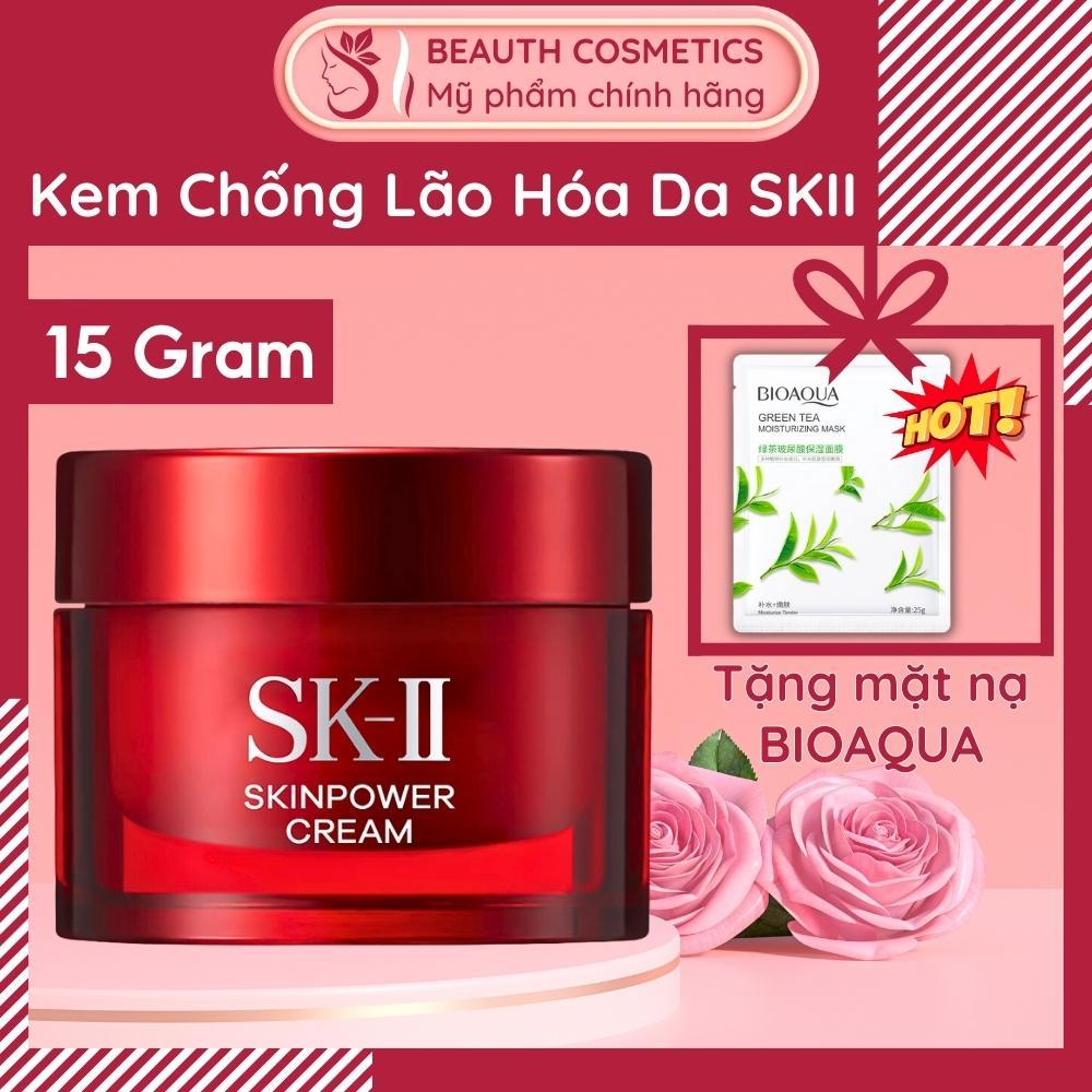 Kem chống lão hóa da SK-II SkinPower Cream 15g, Kem dưỡng da chống lão hóa phục hồi săn chắc mờ ...