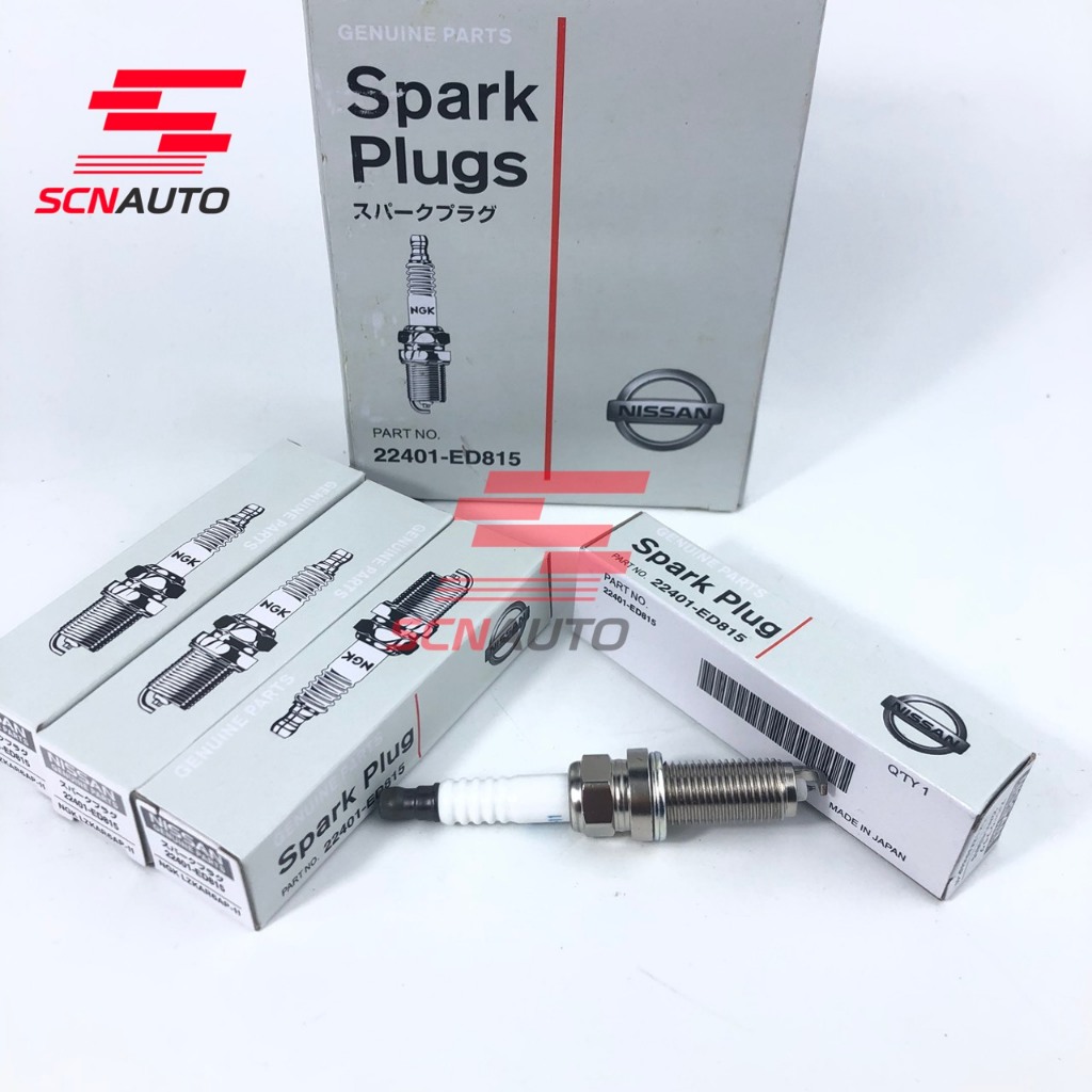 Bộ 4 cái Bugi nkg Nissan Sunny, Teana, Livina , navara 22401-ED815 giắc ...