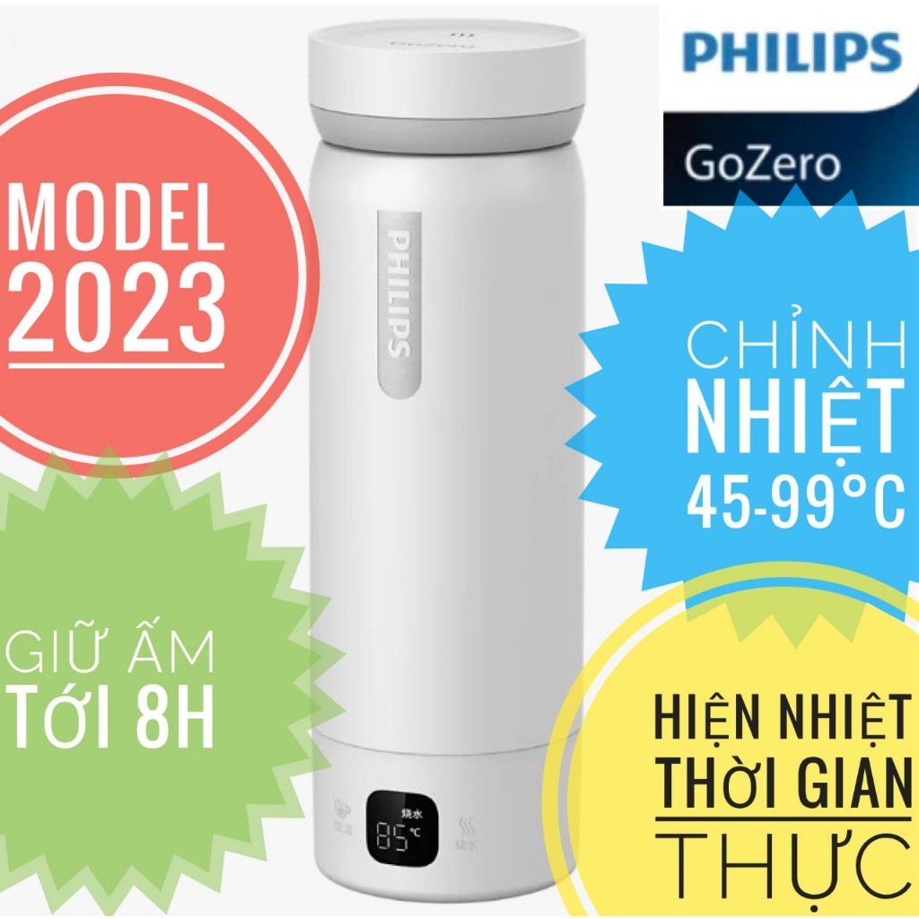 [CẮM ĐIỆN] BÌNH ĐUN NƯỚC MINI CHỈNH NHIỆT 45-99°C PHILIPS AWP2768 VÀ AWP2791 | Shopee Việt Nam