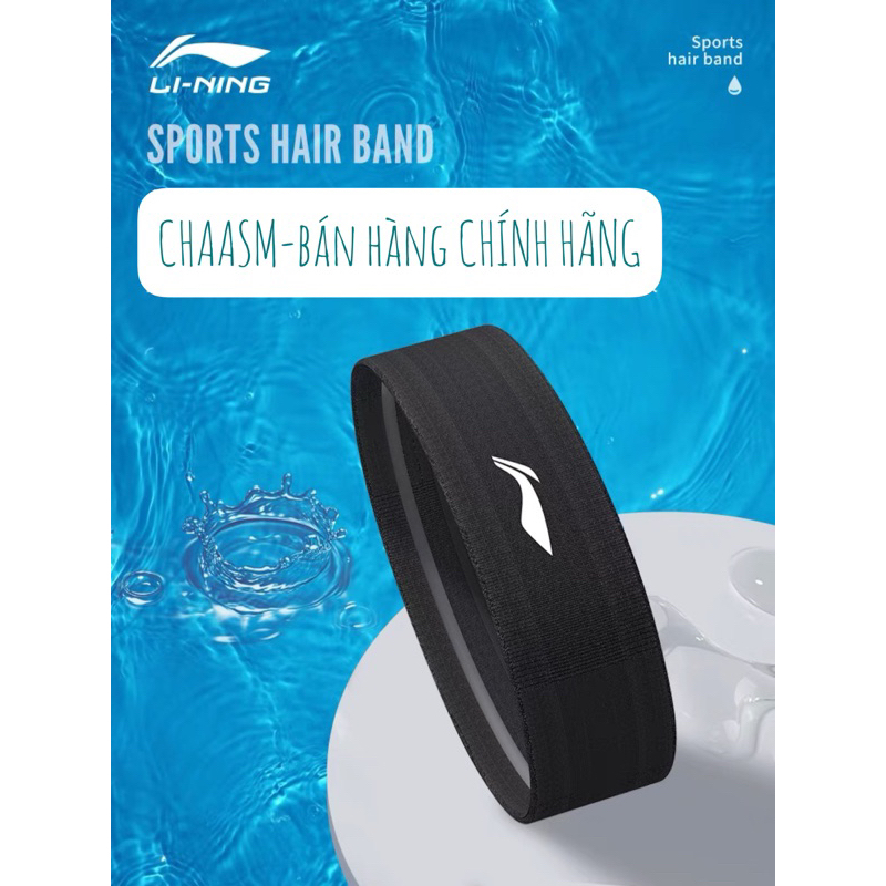 Băng đô thể thao chặn mồ hôi đầu nam nữ Lining-headband LI-NING ...