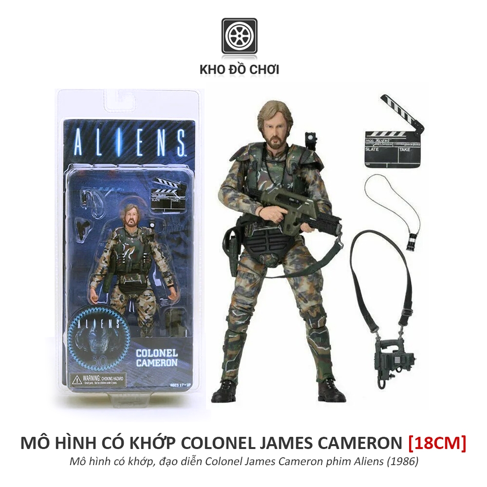 Mô hình có khớp Colonel James Cameron - Aliens (18cm) | Shopee Việt Nam