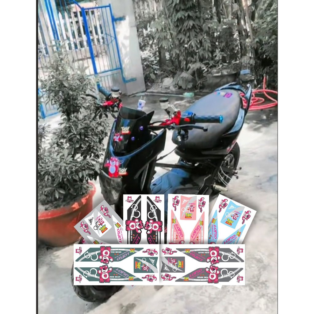 Tem XE Điện X-MEN mẫu tem GẤU DÂU (LOTSO) mẫu mới siêu dễ thương|XMEN07 ...