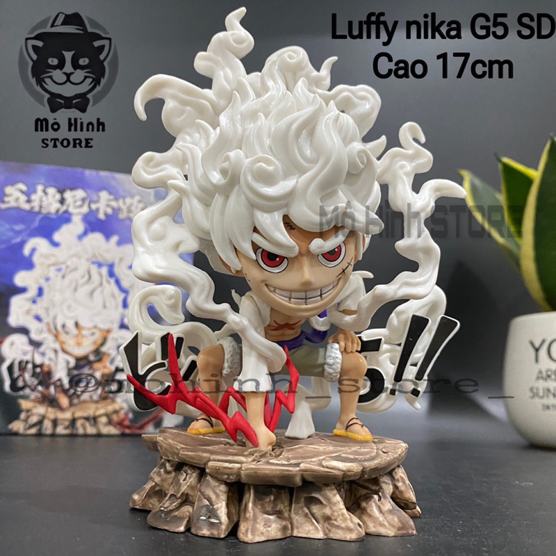 (Có sẵn) Mô hình Monkey D Luffy Gear 5 cao 17cm - Luffy gear 5 màu ...