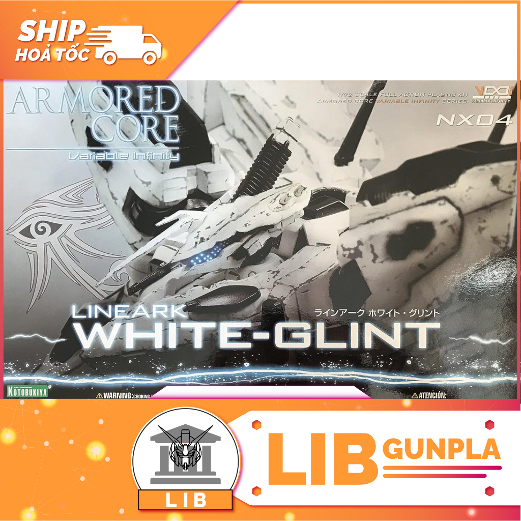 Mô Hình Lắp Ráp Kotobukiya Armored Core 1/72 Lineark White Glint ...
