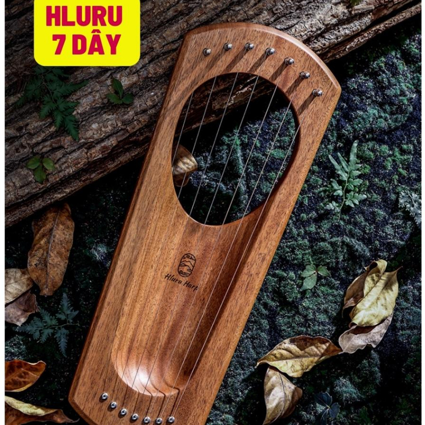 ĐÀN LYRE CHÍNH HÃNG WALTER, HLURU CAO CẤP LOẠI 7 DÂY (NGŨ CUNG) ĐẦY ĐỦ ...