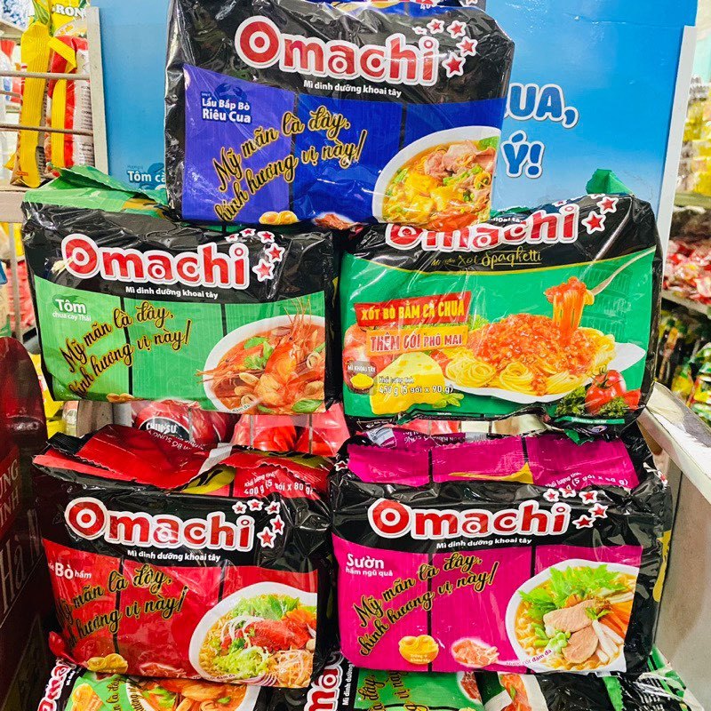 Tách Lốc 5 Gói Mì Omachi Bò Hầm / Sườn / Các Vị giá tốt | Shopee Việt Nam