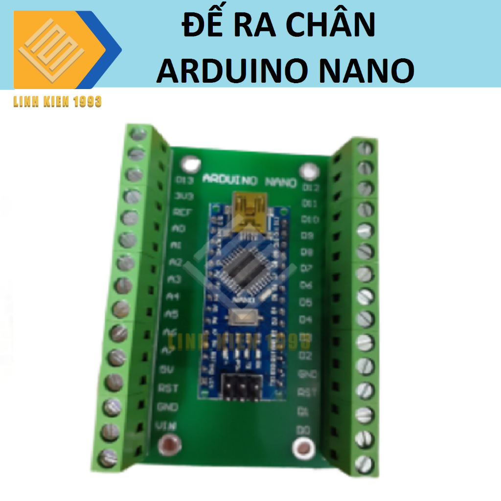 Đế ra chân adruino nano v3.0 atmega328p , nano io shield | Shopee Việt Nam