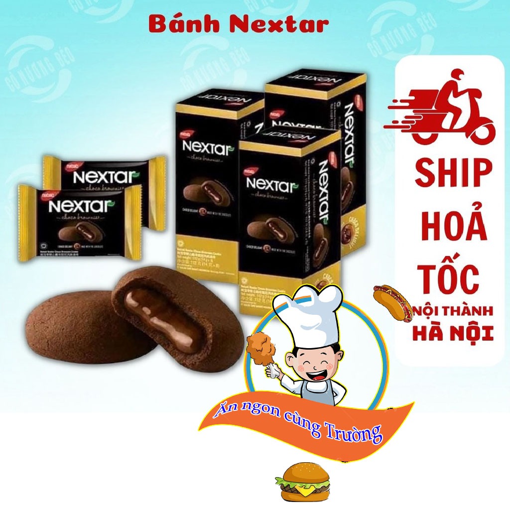 Bánh Nabati Nextar Socola hộp 112g gồm 8 chiếc Ăn vặt cùng Trường ...