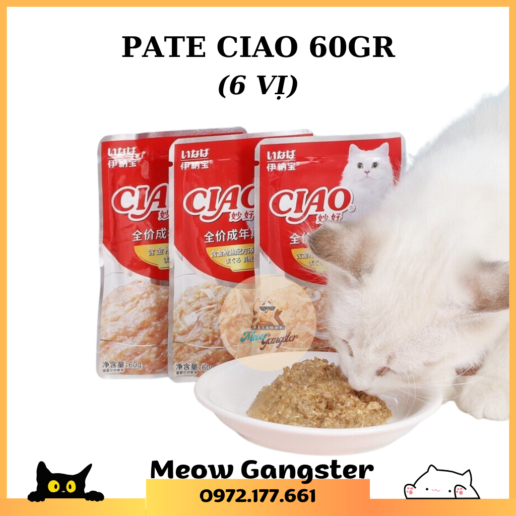 Pate Ciao 60g dành cho mèo - Pate Ciao | Shopee Việt Nam