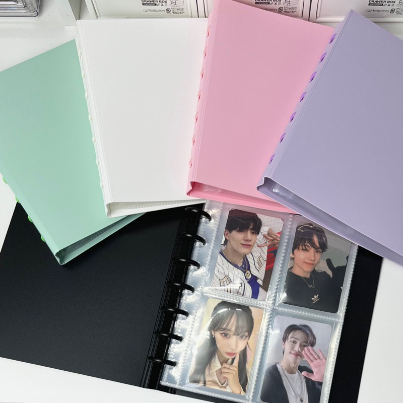 Binder A5 đựng Card Ringnote Binder Kèm 20 Sheet Album đựng ảnh đơn