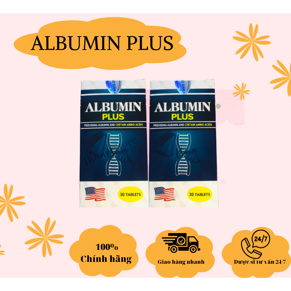Viên Đạm Albumin Plus - Giúp tăng cường thể lực, tăng cường sức đề ...