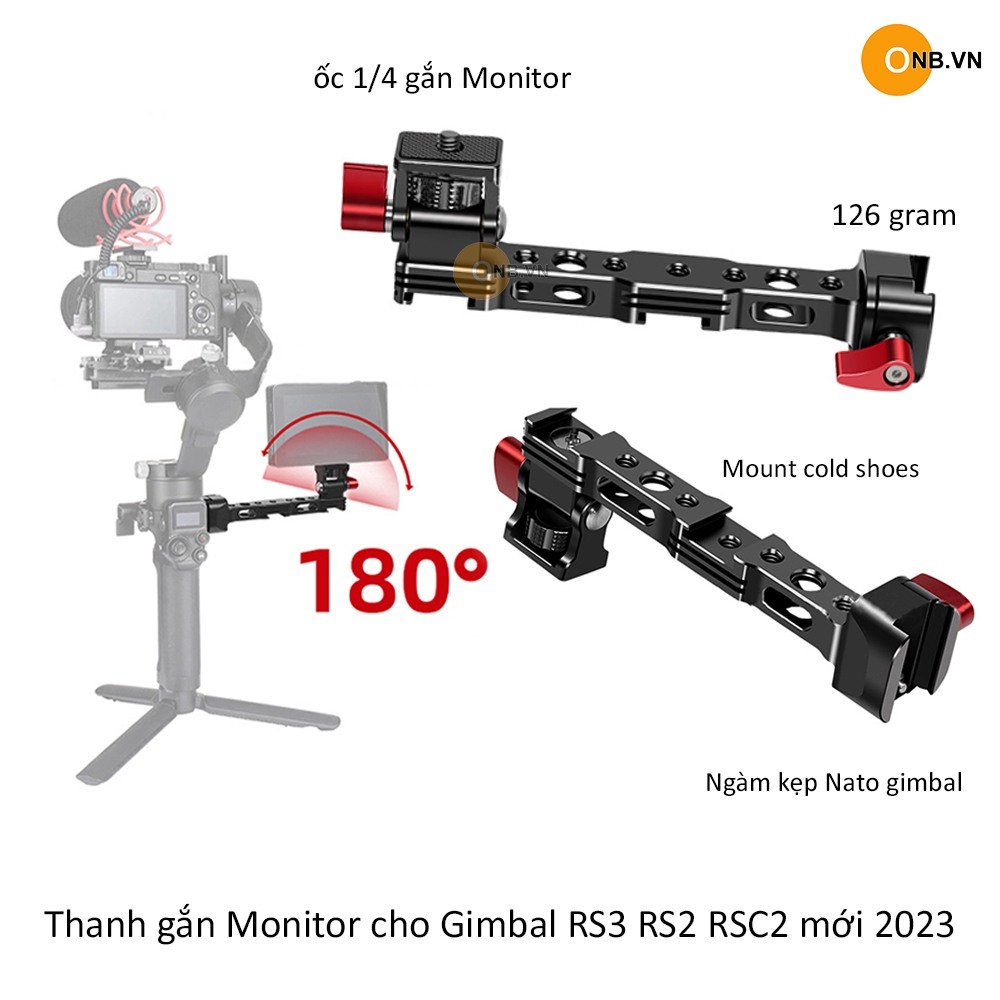 Thanh gắn Monitor cho Gimbal RS4 RS3 RS2 RSC2 | Shopee Việt Nam