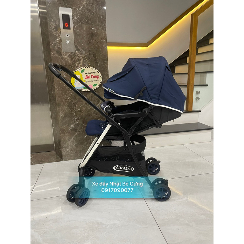 xe đẩy Graco CitiLite R Up xanh navy 2c3tt | Shopee Việt Nam